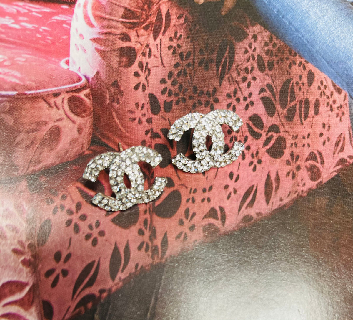 Luxury Inspired Designer CC Earrings – Imani Boutique DFW